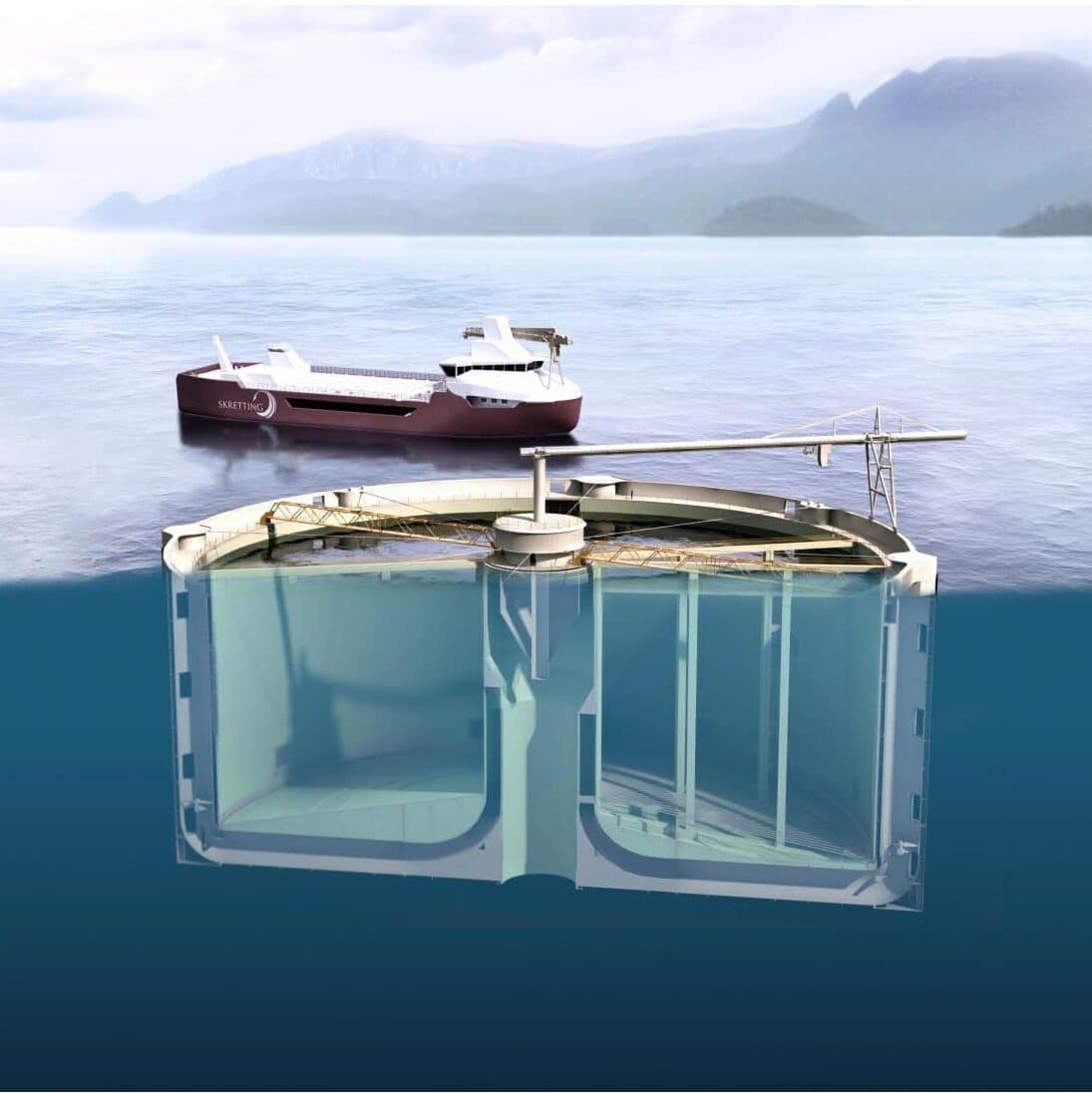 Closed containment fish farming system Aquantum Leap – Seafarming Systems